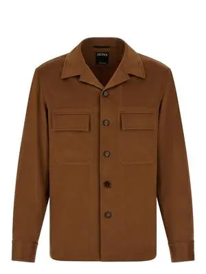 ZEGNA Zegna Men Oasis Cashmere Overshirt