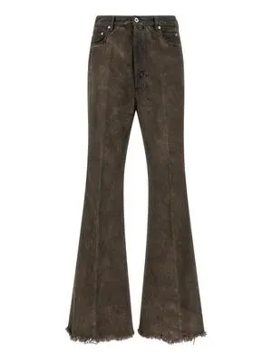 Rick Owens Bolan Bootcut Jeans - Gray