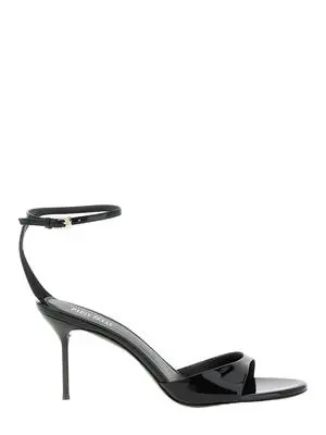 Paris Texas Lidia Patent Leather Stiletto Sandals - Black