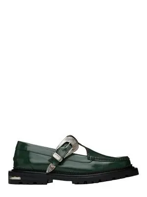 TOGA VIRILIS Buckle Loafers - Green