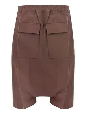 Rick Owens Pods Low-crotch Shorts - Brown