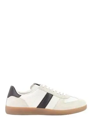 TOM FORD Archer Panelled Leather Sneakers - White