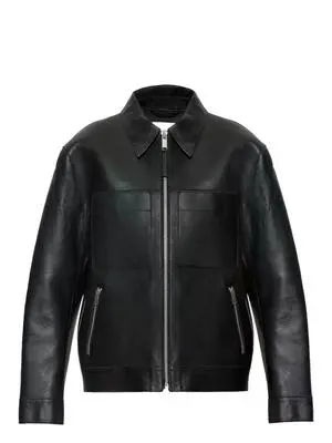 SAMSOE SAMSOE Sastevie Leather Jacket - Black