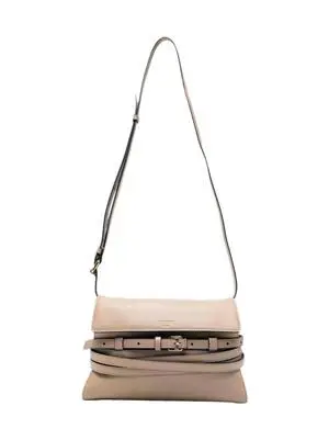Moschino Tie Me Belt Detail Shoulder Bag - Neutrals