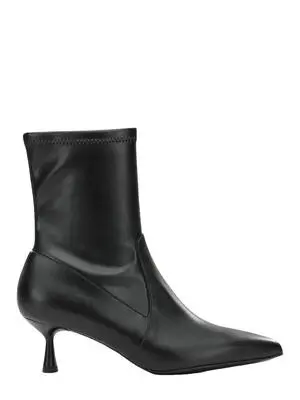 SERGIO LEVANTESI Celine Pointed-toe Heeled Ankle Boots - Black
