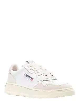 AUTRY Autry Medalist Low Sneakers In Leather And Suede White