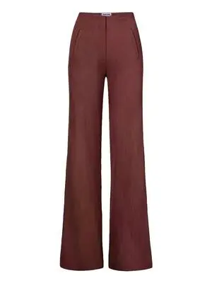 Veronica Beard Jude Wide-leg Trousers - Brown
