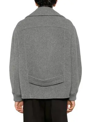 Moschino Double-breasted Jacket - Grey