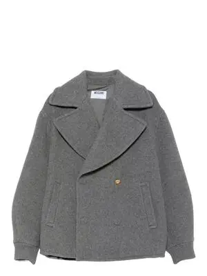Moschino Double-breasted Jacket - Grey