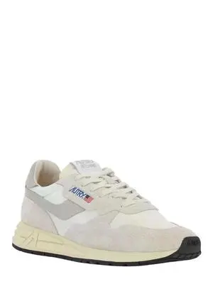AUTRY Reelwind Suede-panel Sneakers - Grey