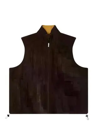 METALWOOD STUDIO Reversible Vest - Brown