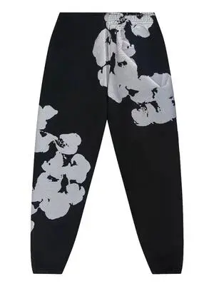 DENIM TEARS Jumbo Wreath Track Pants - Black