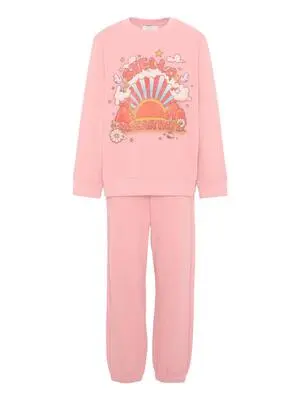 Stella McCartney Sweatshirt And Sweatpants Set - Pink