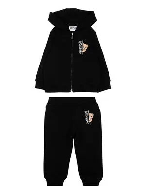 Moschino Moschino Two-Piece Hooded Sweatshirt And Sweatpants Set Black