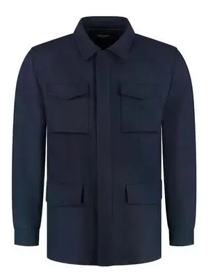 KITON Multi-pocket Field Shirt Jacket
