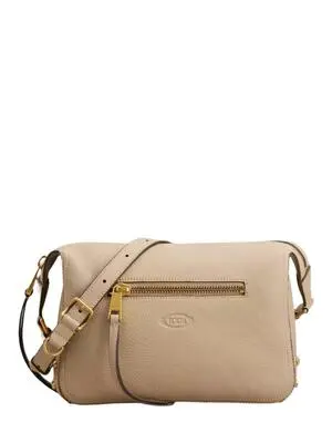 TOD'S Metal Dots Shoulder Bag - Neutrals