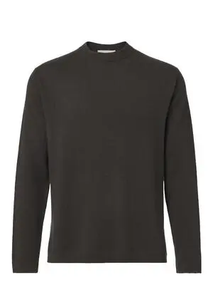 LISA YANG Mason Cashmere Crewneck Sweater - Brown