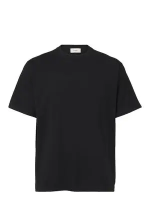 LISA YANG Bradley Cotton And Cashmere T-shirt - Black