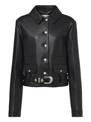 Altuzarra Simons Leather Jacket - Black