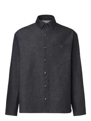 Prada Cotton Chambray Shirt - Blue