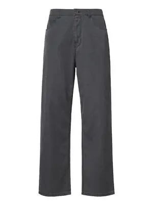 MIU MIU Miu Miu Chambray Wide-Leg Pants