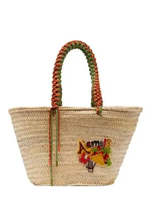 ALEMAIS Island Cove Maxi Basket Bag - Beige