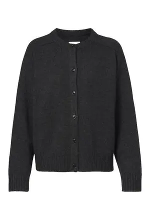 Loulou De Saison Aidar Wool And Cashmere Cardigan - Black