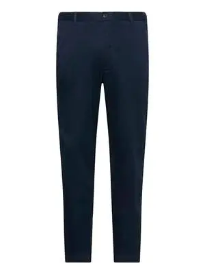 Calvin Klein Calvin Klein Tapered Stretch Cotton Pants Blue