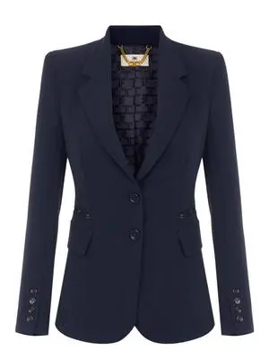 Elisabetta Franchi Jacket - Blue