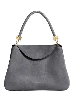 COCCINELLE Tiggy Suede Bag - Gray