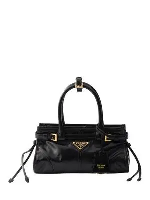 Prada Bonnie Leather Mini Bag - Black