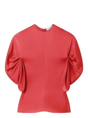 STELLA MCCARTNEY Stella McCartney Puff Sleeve Satin Top
