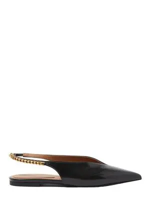 Stella McCartney Falabella Flat Slingback Shoes - Black