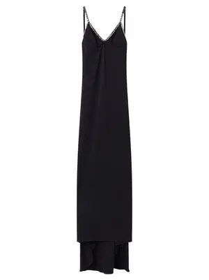 Stella McCartney Embellished Textured Gown - Black