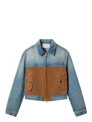 Stella McCartney Corduroy Panel Denim Jacket - 8431