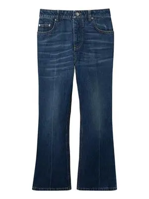 Stella McCartney Cropped Kick Flare Jeans - Indigo