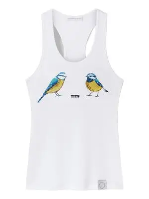 Stella McCartney Graphic Tank Top - White