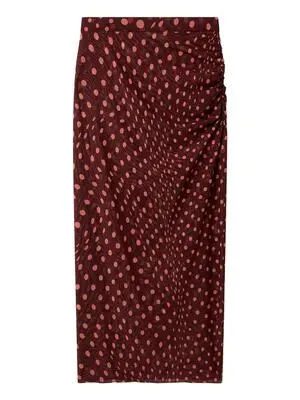 Stella McCartney Polka Dot Mesh Full Length Skirt - 6107