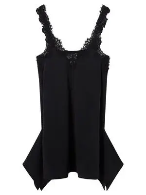 Stella McCartney Lace Trim Organic Cotton Jersey Dress - 1082