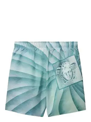 Versace Printed Boardshorts - Blue