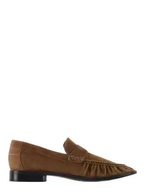 12 STOREEZ Arbat Gathered Loafers - Brown