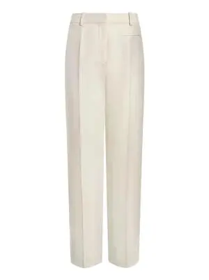 12 STOREEZ Plaza Pressed-crease Trousers - Neutrals