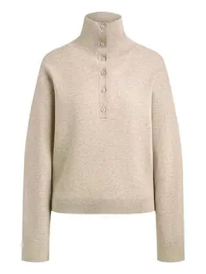 12 STOREEZ Tetris Button-up Cardigan - Neutrals