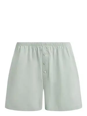 12 STOREEZ Mica Mercerised Cotton Shorts - Blue