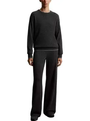 12 STOREEZ Aura Cashmere Sweater - Grey