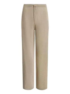 12 STOREEZ Beige Knitted Trousers - Neutrals