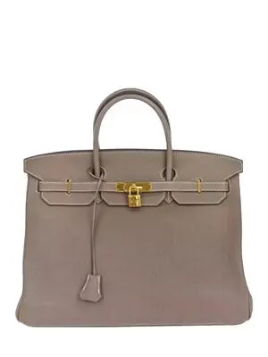 Hermès Hermès 2012 Togo Birkin 40 Handbag Grey