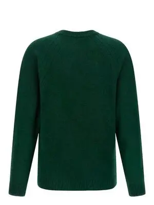 JW ANDERSON JW Anderson Embroidered Wave Pattern Wool Sweater