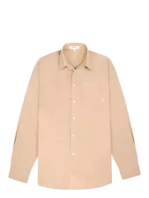 SPORTY & RICH Cotton Button-up Shirt - Neutrals