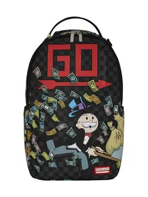 SPRAYGROUND Monopoly Wheel Barrel Backpack - Multicolor